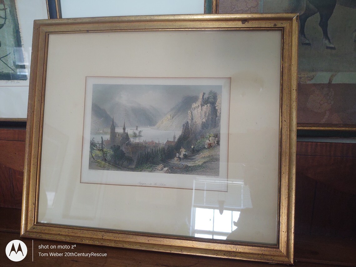 W.H. Bartlett Hand Tinted Print Lithograph Engraved by A. - Etsy