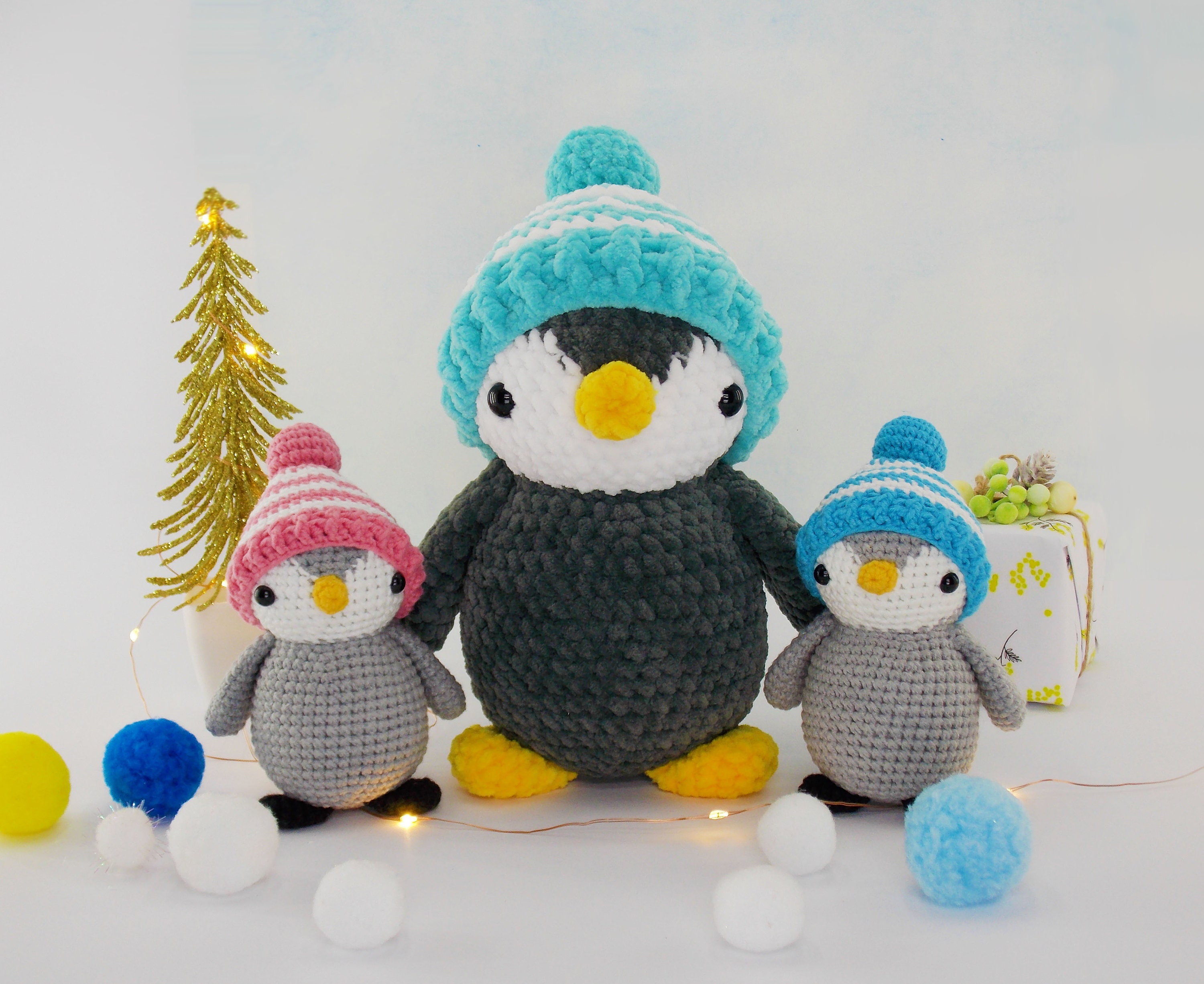 Amigurumi Crochet Pattern Penguin / Stuffed Plush Penguin / Plush ...