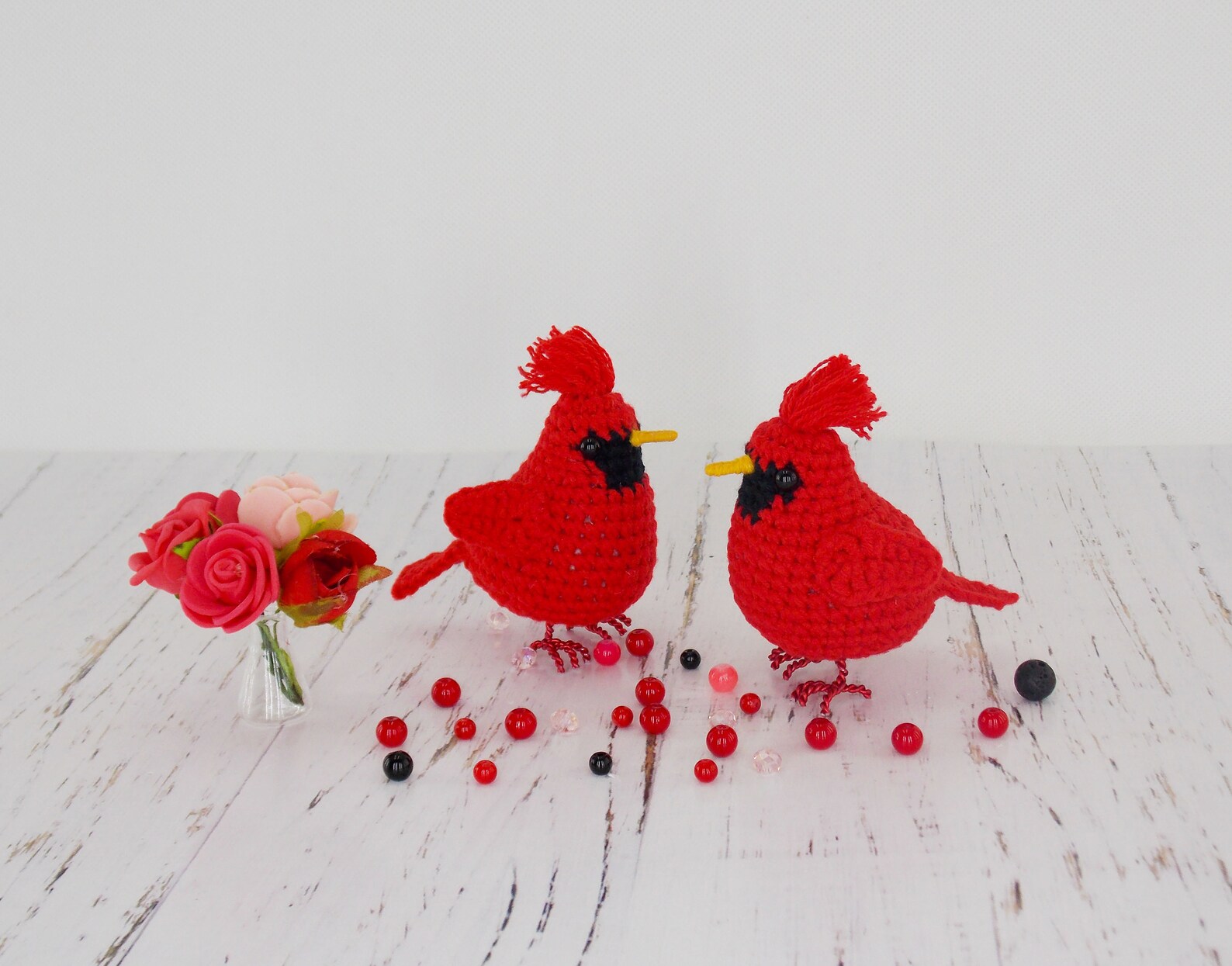 Amigurumi Crochet Pattern Cardinal Bird / Crochet Pattern Cardinal / - Etsy