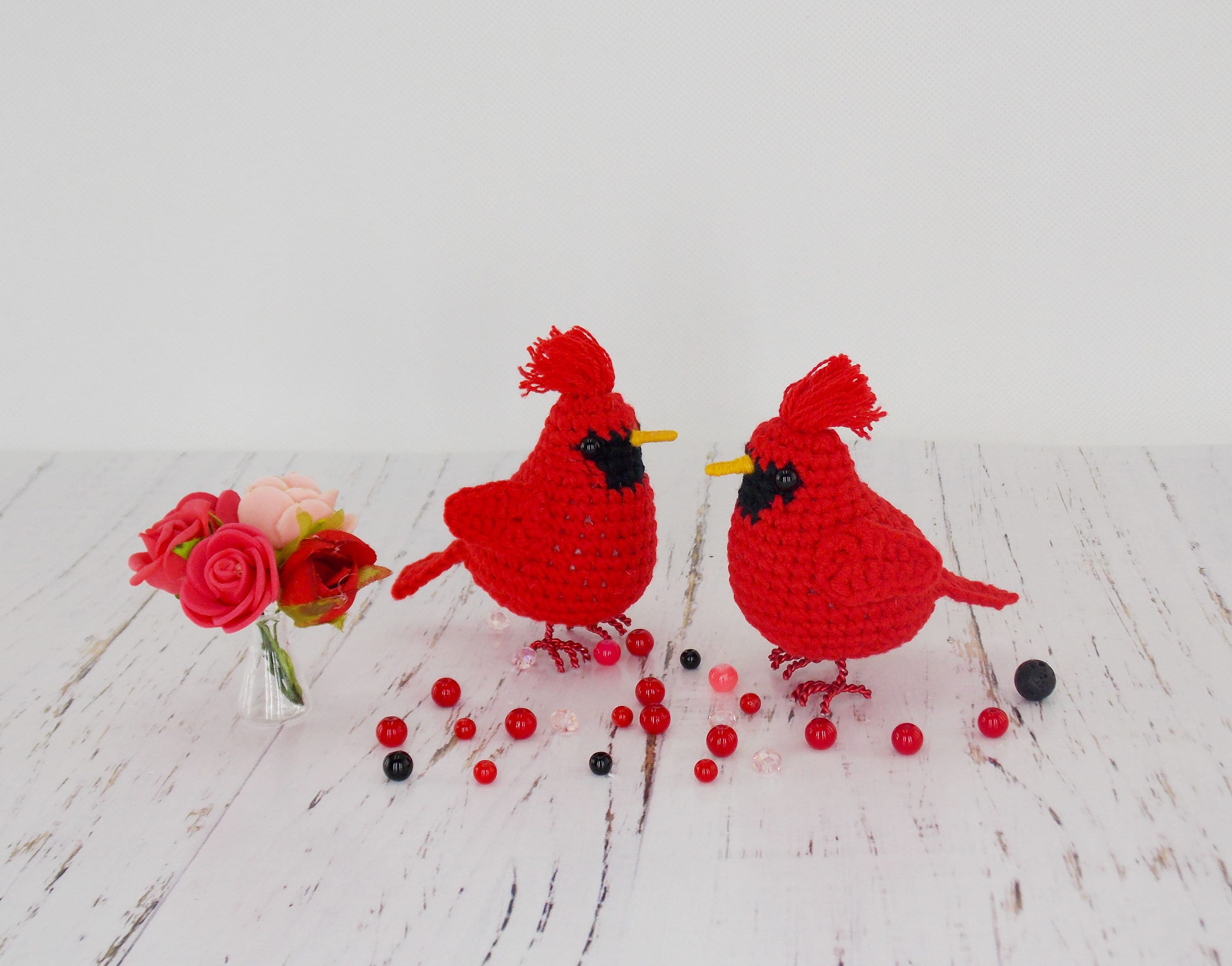 Amigurumi Crochet Pattern Cardinal Bird / Crochet Pattern Cardinal / - Etsy