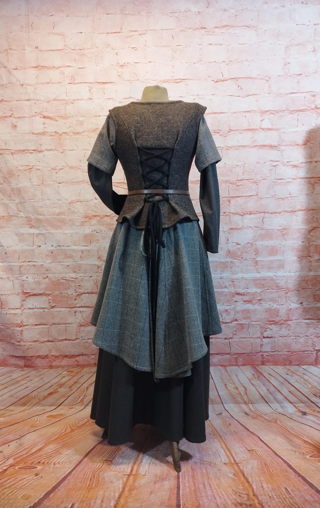 Winter Combination of Three Pieces, Winter Dress Medieval, Fantasy, SCA ...