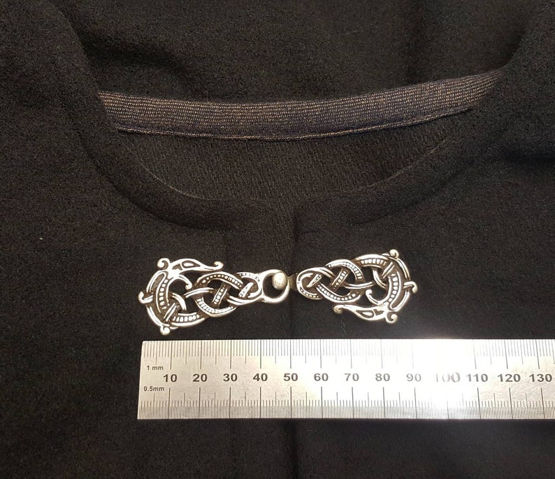 Short Medieval Black Cloak Without Hood Medieval Cloak Black - Etsy