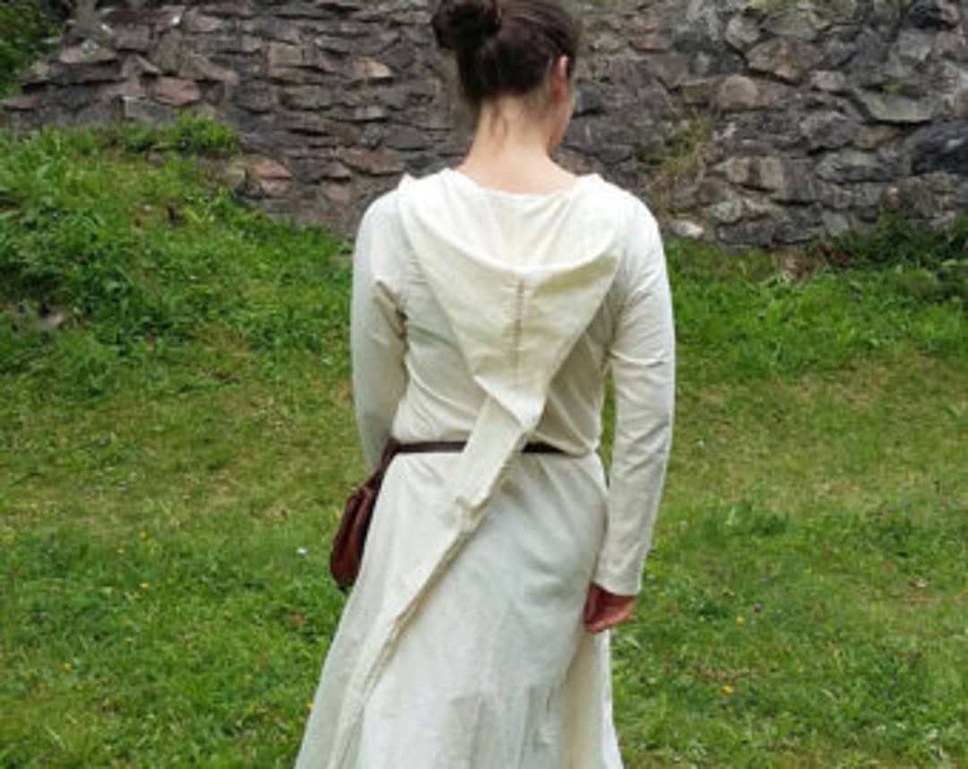 Medieval Dress Size XL, Cotton, Underdress, Natural, Fantasy, Medieval ...