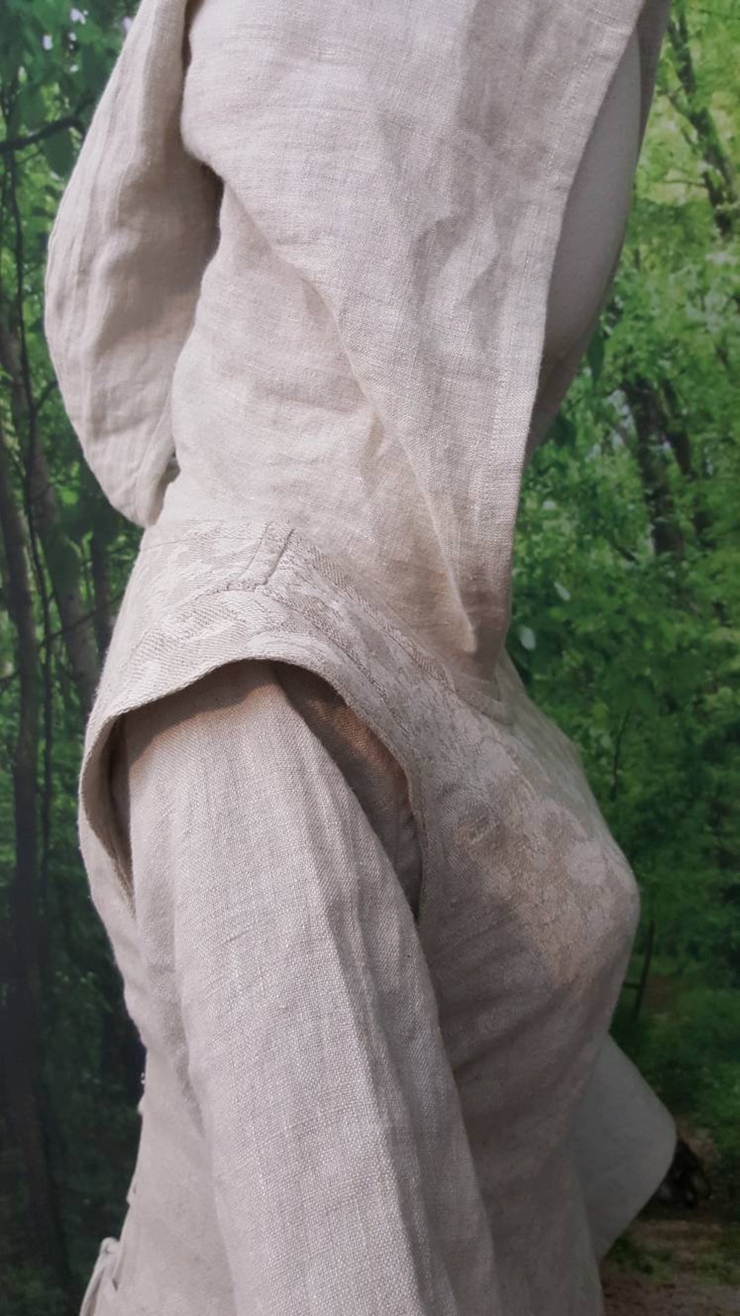 Bodice Made of Half Linen Natural, Bodice Linen Cotton, Middle Ages ...