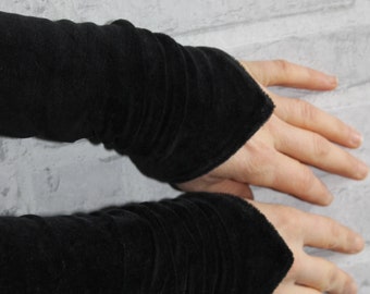 Velvet Cuffs Black - Etsy