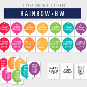 Birthday Balloon Topper Handout Gift, Primary, Birthdays, Parties ...