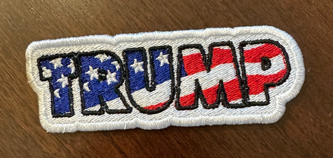 Trump Embroidered Patch for Trucker Hat - Etsy