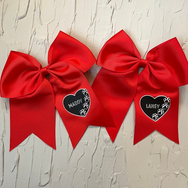 School Cheer Bow - Etsy