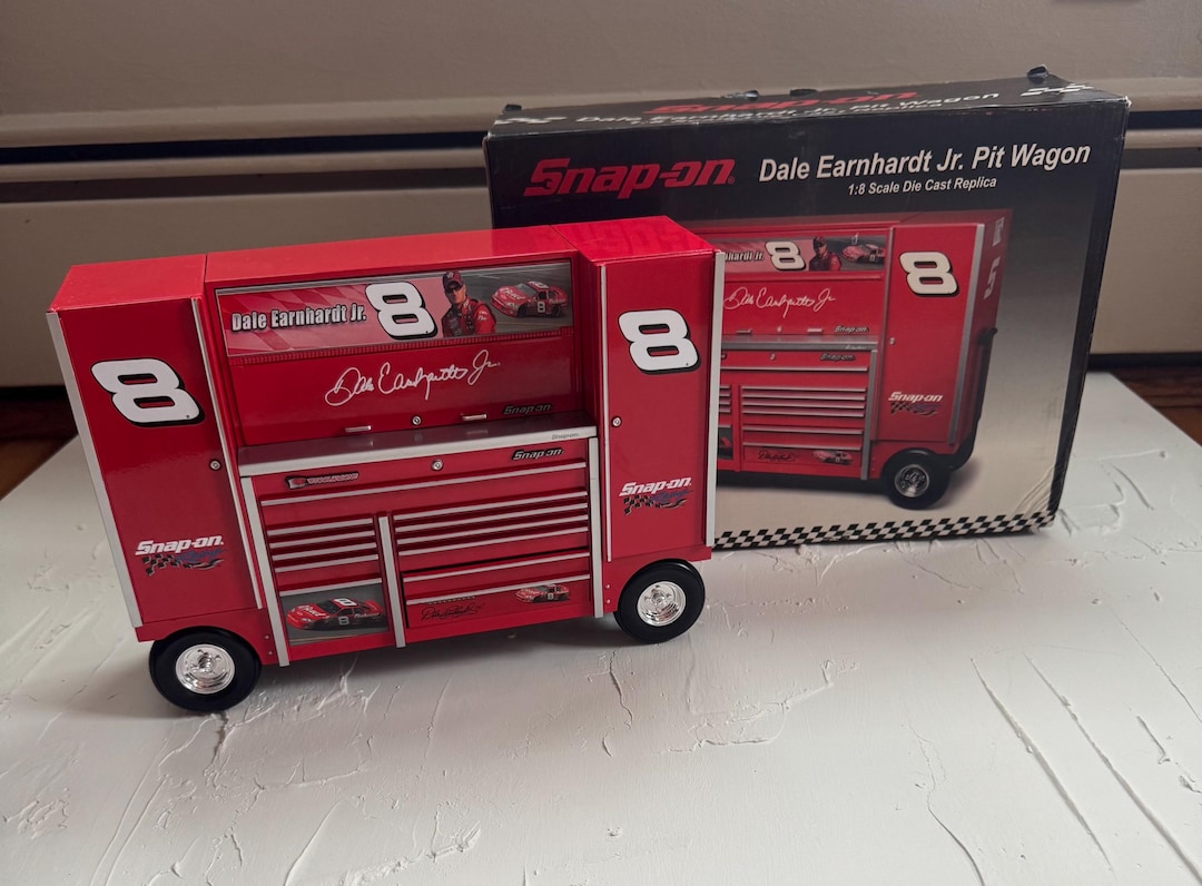 Vintage Dale Earnhardt Snap-on Scale Tool Box Pit Wagon, Vintage ...