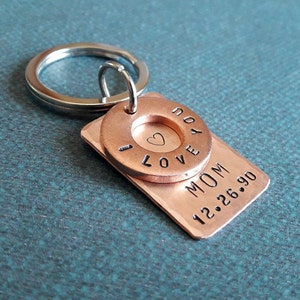 New Mom Keychain Personalized Gift for Mom Key chain Custom | Etsy