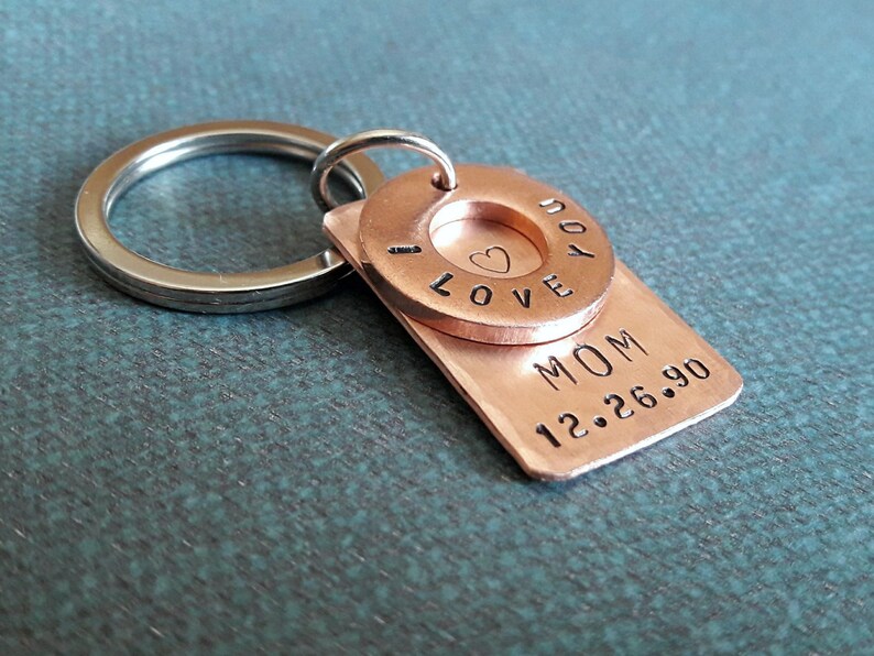 New Mom Keychain Personalized Gift for Mom Key chain Custom | Etsy