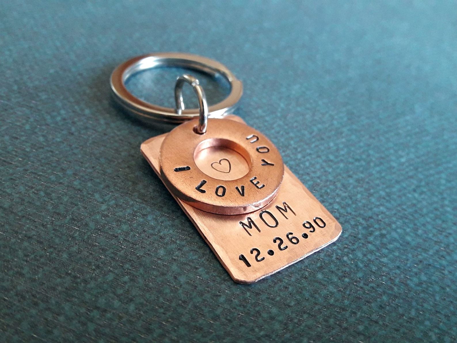 New Mom Keychain Personalized Gift for Mom Key chain Custom | Etsy