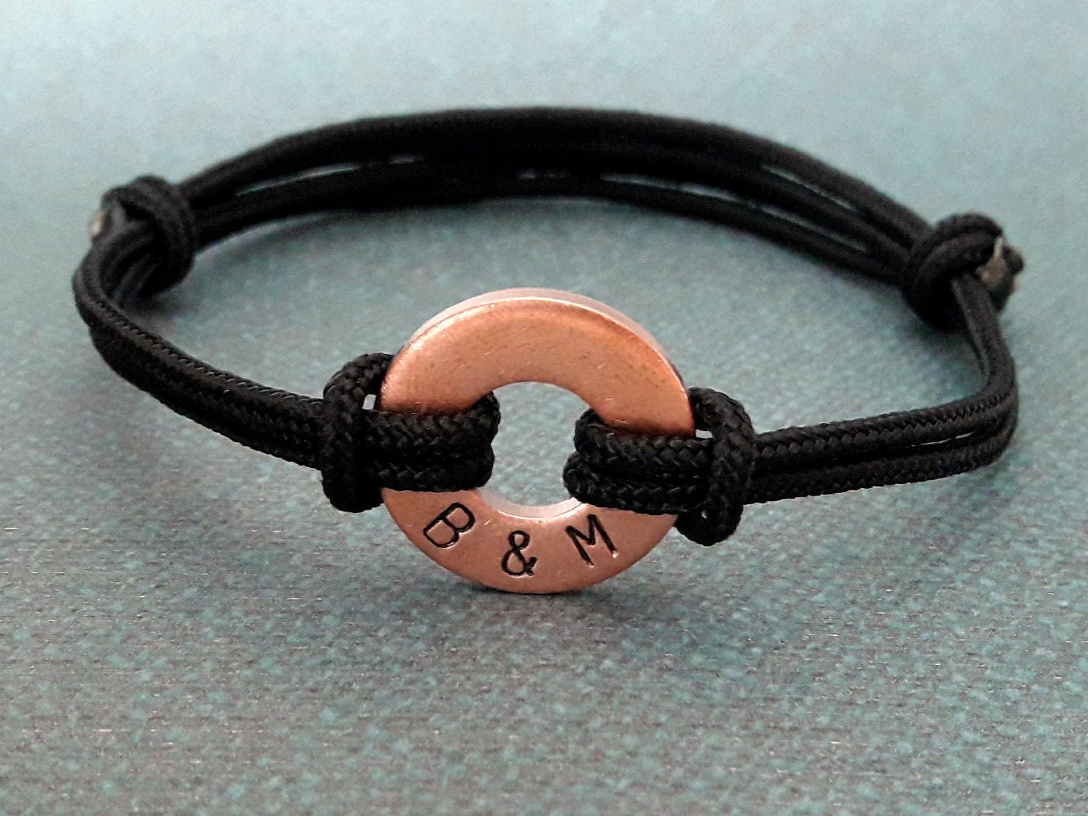 Men Personalized Bracelet for Men Custom Initials Bracelet | Etsy