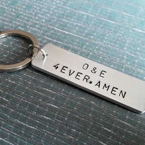 Custom Text Keychain Custom Keychain Custom Key Chain Personalized Key ...