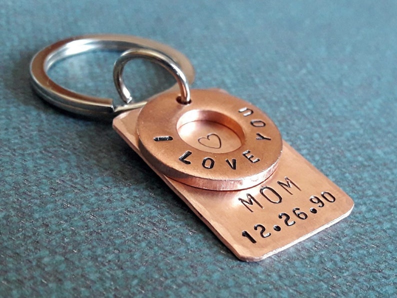 New Mom Keychain Personalized Gift for Mom Key chain Custom | Etsy