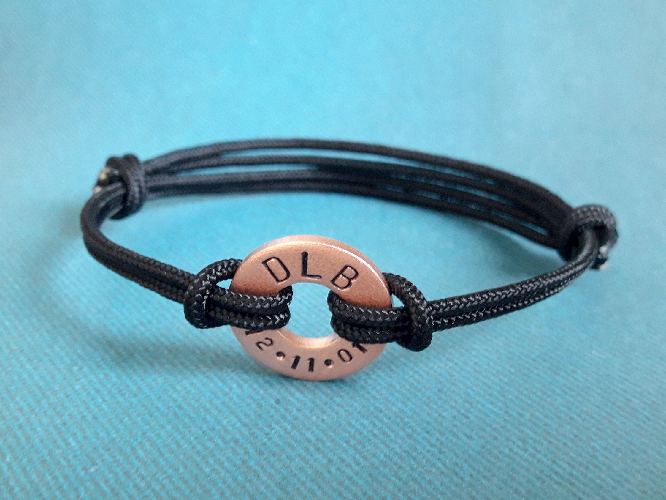 Men Personalized Bracelet for Men Custom Initials Bracelet | Etsy