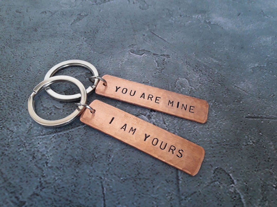 Couples Keychain Set His and Hers Gift Matching Set of 2 You - Etsy
