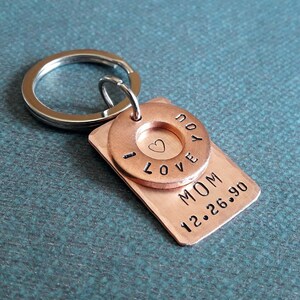 New Mom Keychain Personalized Gift for Mom Key chain Custom | Etsy