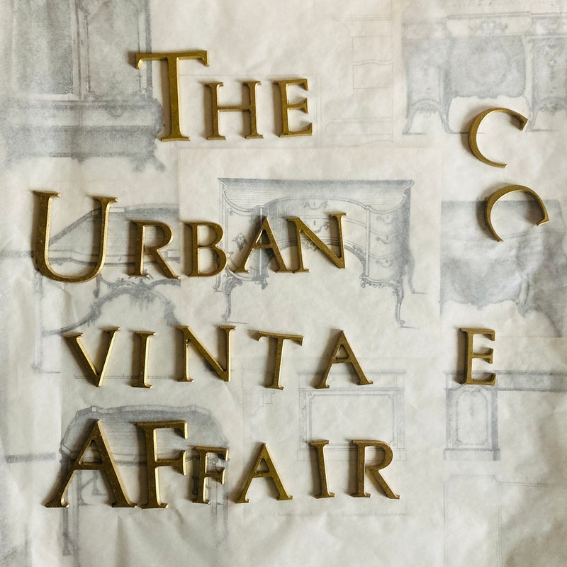 Vintage Wall Letters - Etsy