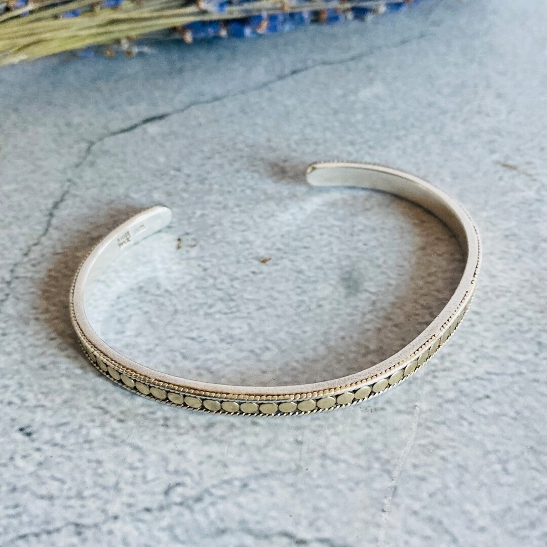 Handmade Anna Beck Sterling Silver Stacking Cuff Bangle - Etsy