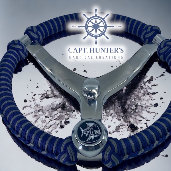 Wrapped Boat Steering Wheel - Etsy