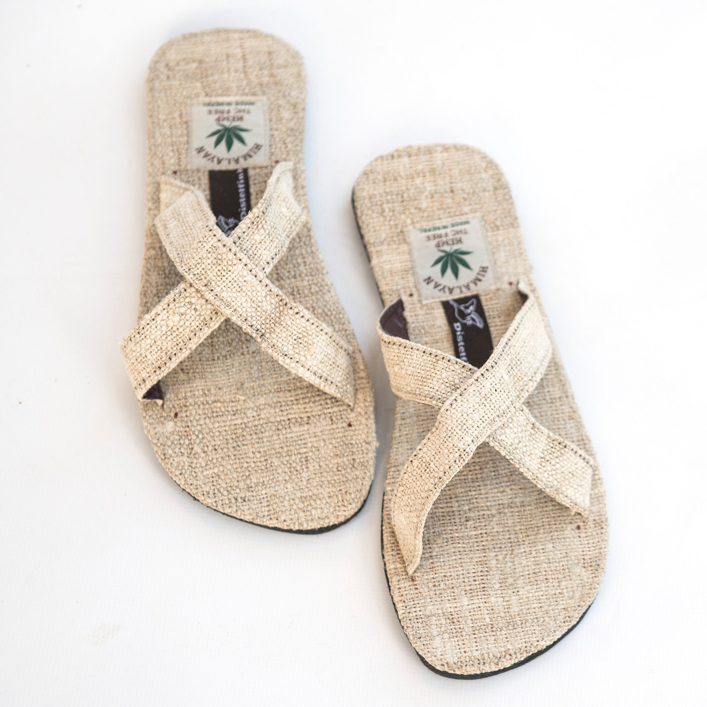 X-slips of hemp with rubber sole slipper slippers | Etsy