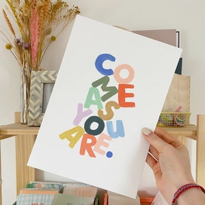 Come as You Are Wall Art, Instant Download, Printable Wall Art ...