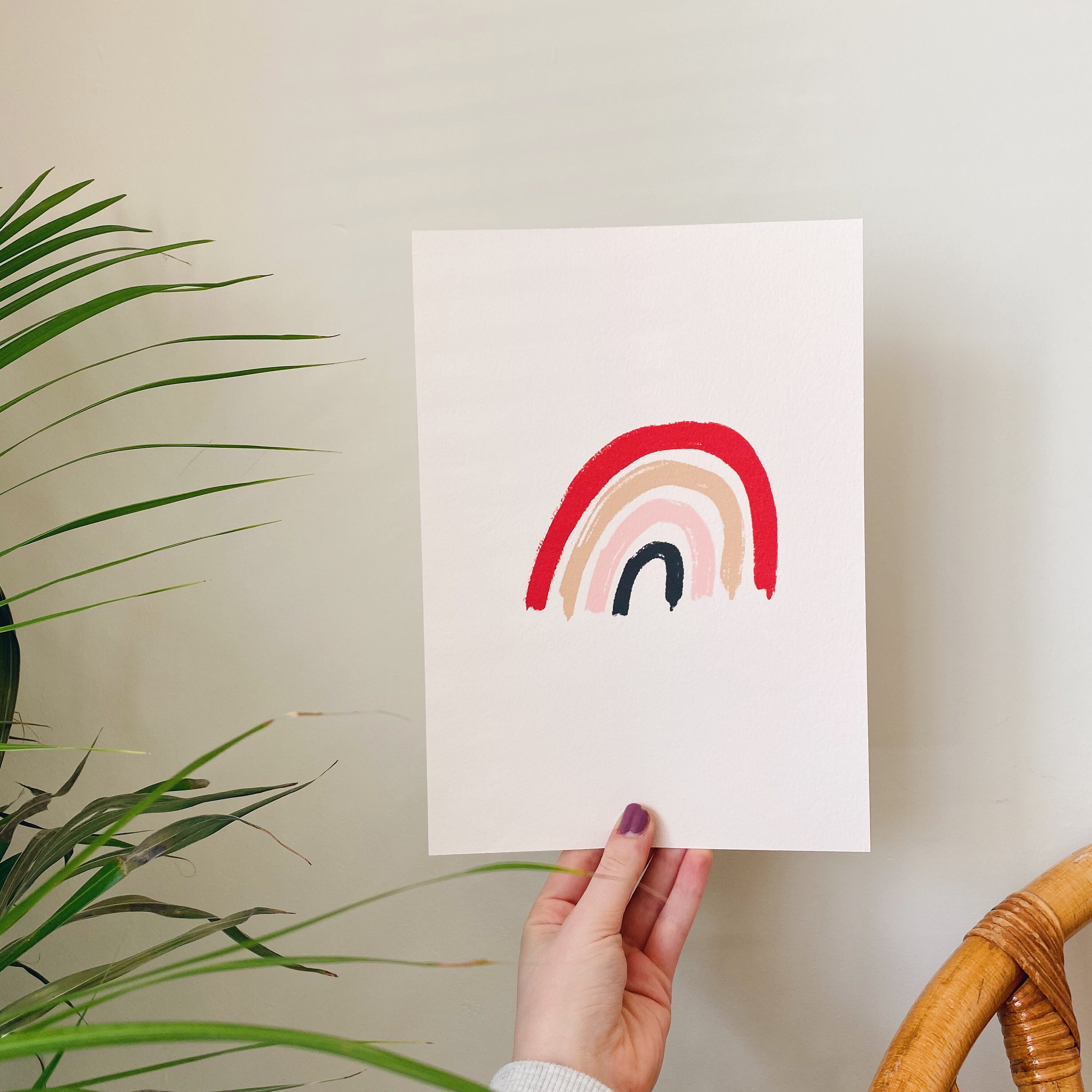 A4 Rainbow Print - Etsy