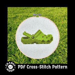 PDF Funky Clog Cross Stitch Pattern - Etsy
