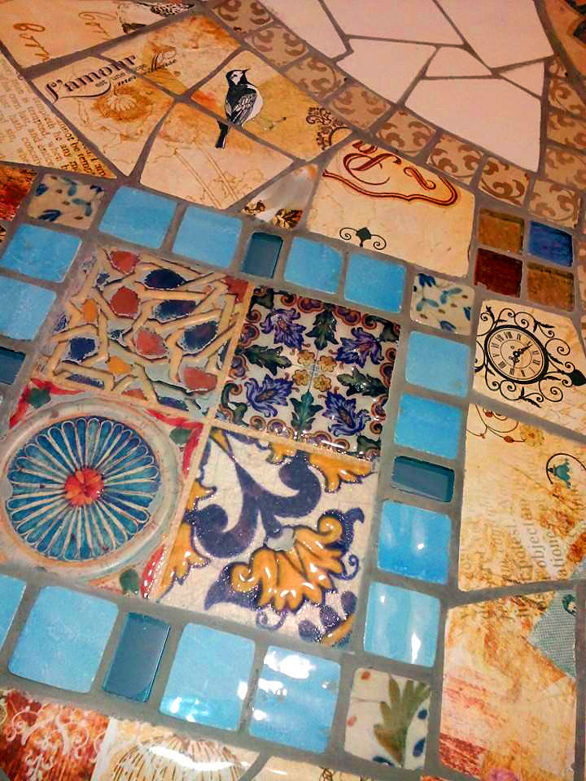 Table Mosaic Tiles Mosaic - Etsy