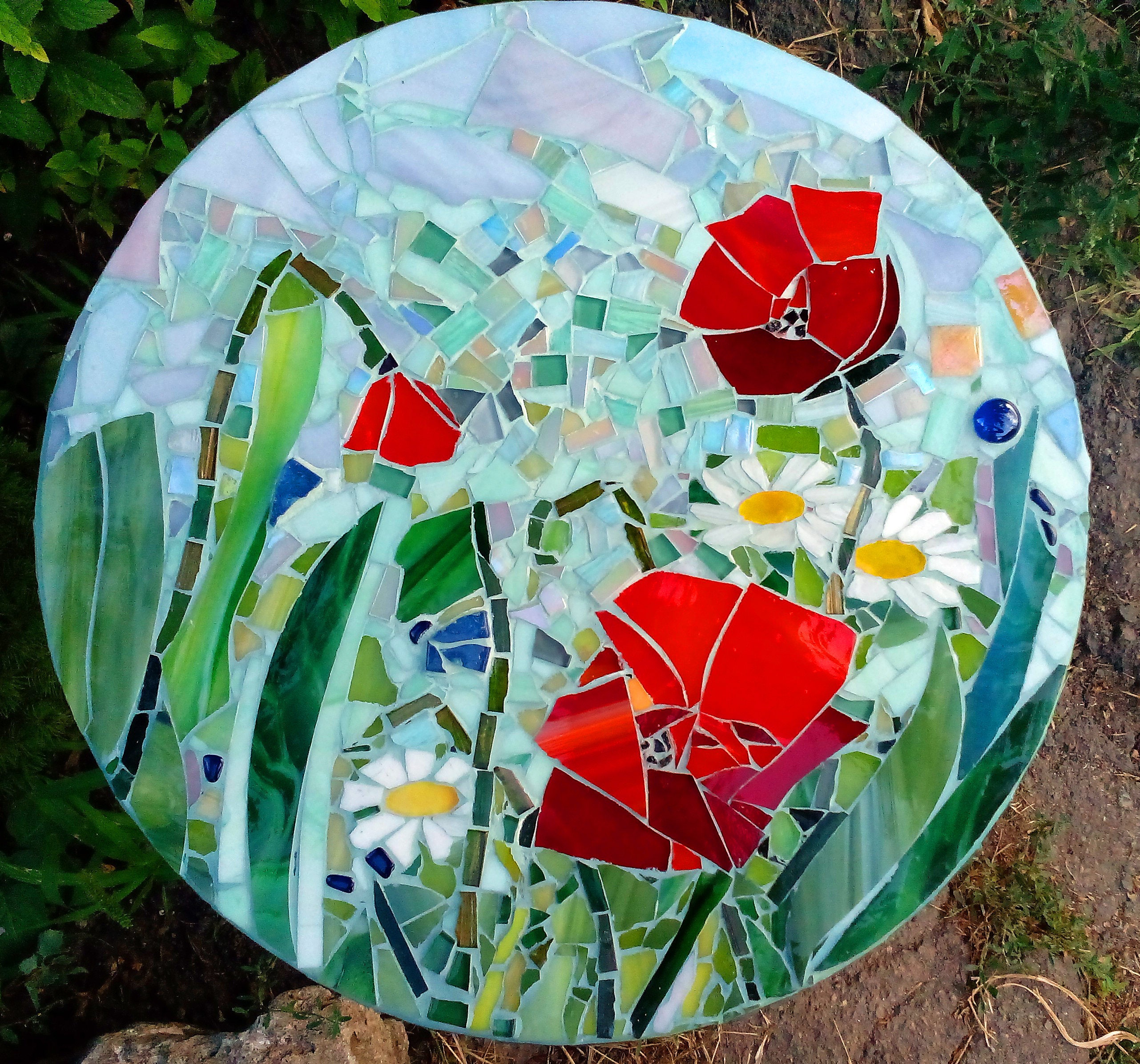Four Seasons Glass Mosaic - Etsy
