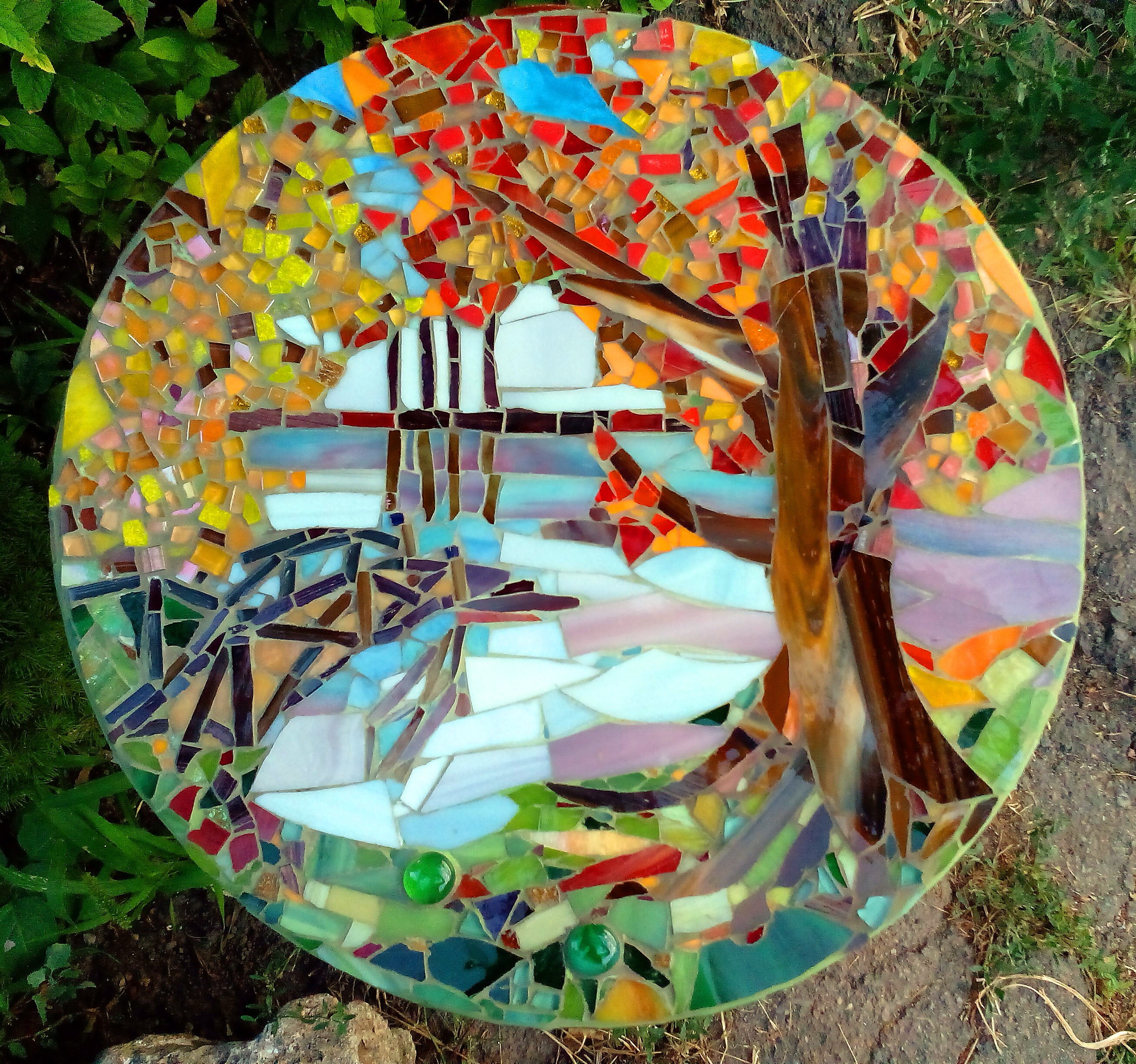 Four Seasons Glass Mosaic - Etsy