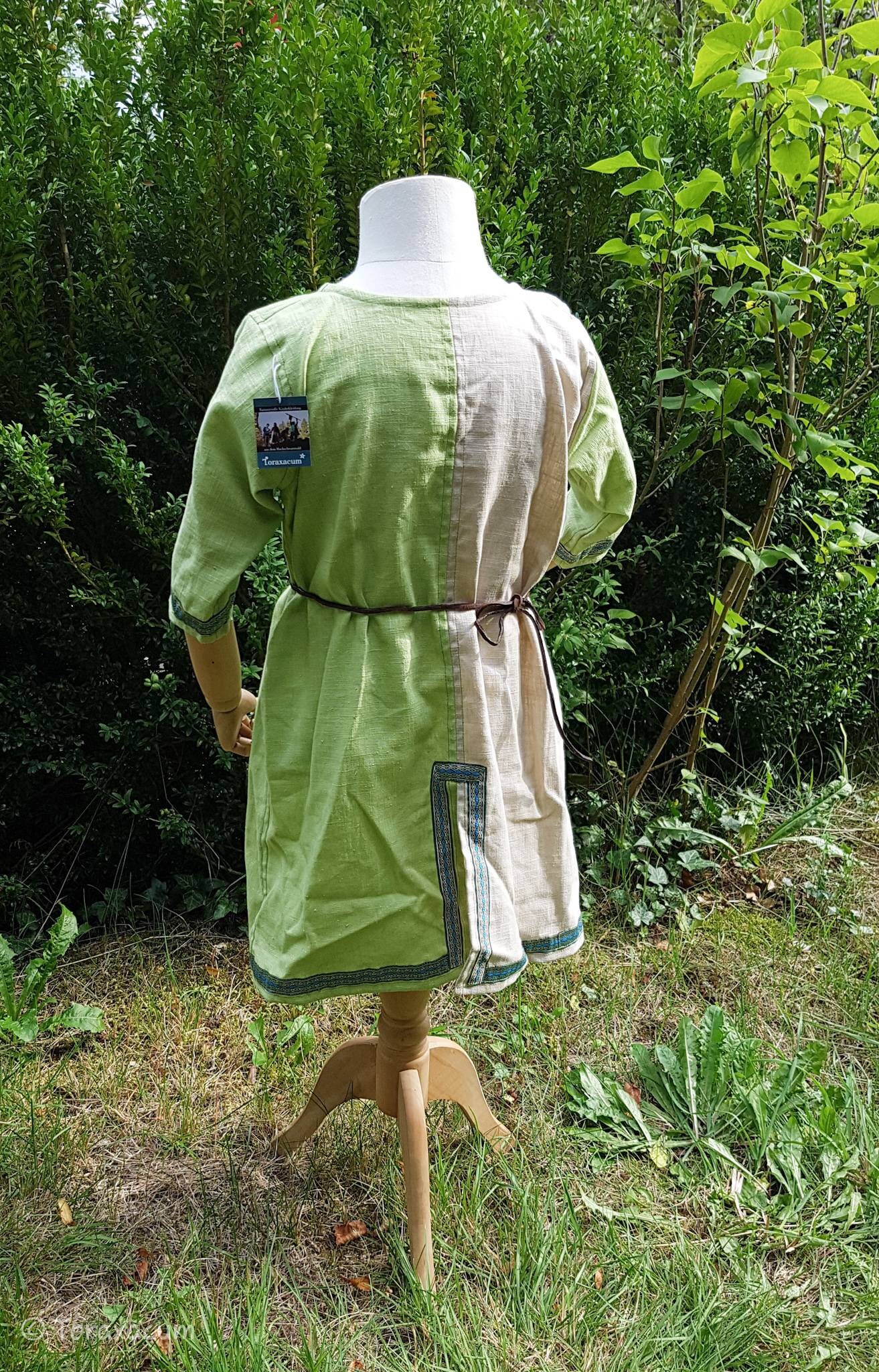 Knight Tunic Linen Medieval Costume Mi Parti Tunic Knight | Etsy