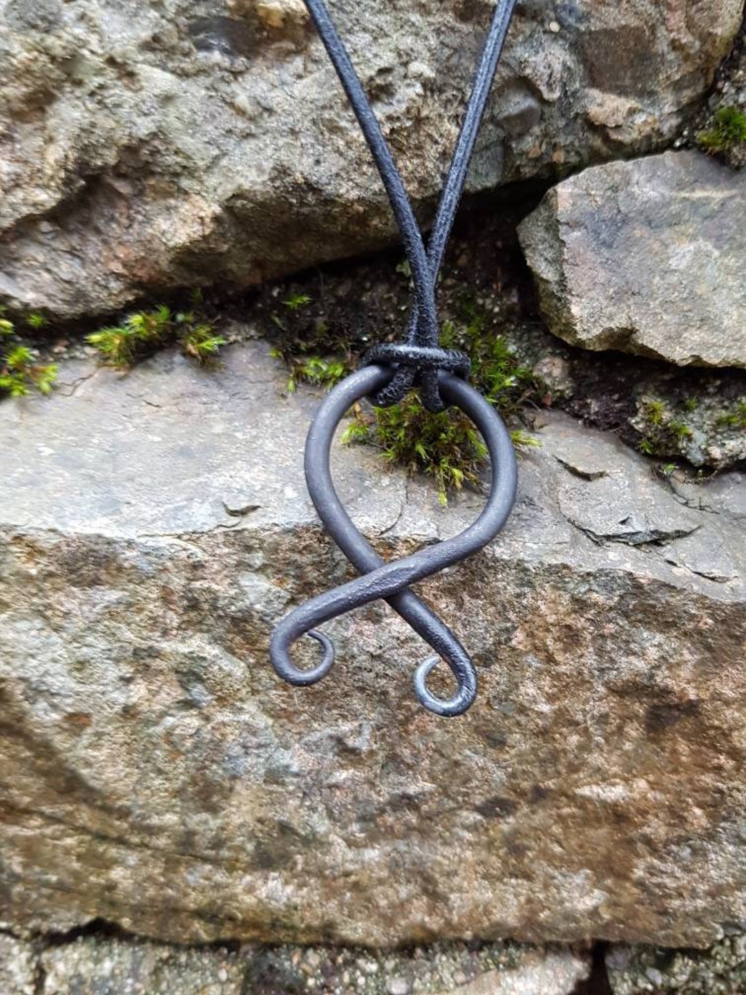 Iron Troll Cross, Viking Pendant, Forged Cross - Etsy