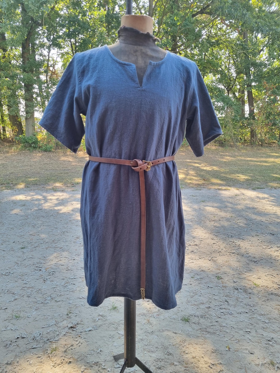 Short Sleeve Men's Viking Tunic, Northmen Shirt, Medieval Tunic ...