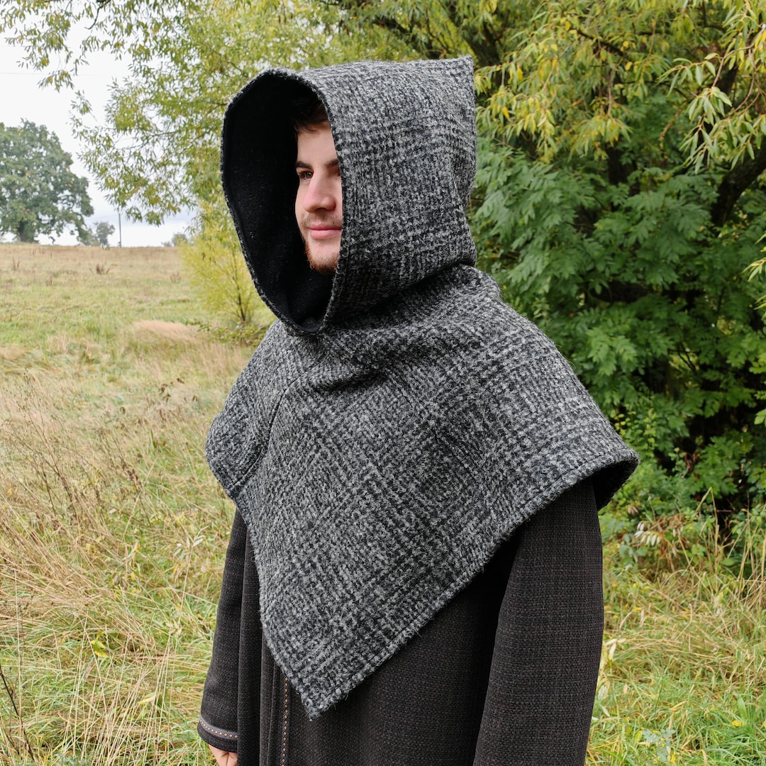 Gugel for Viking Wool Gray, Skjoldehamn Gugel for Women and Men ...