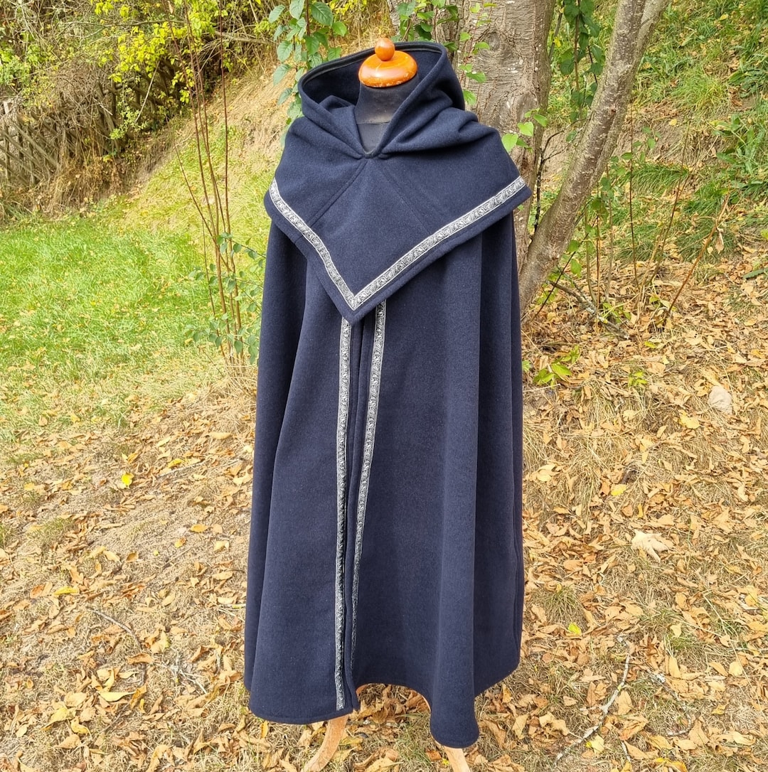 Set Children's Cloak + Cowl, Medieval Garb, Viking, SCA, LARP Toraxacum ...