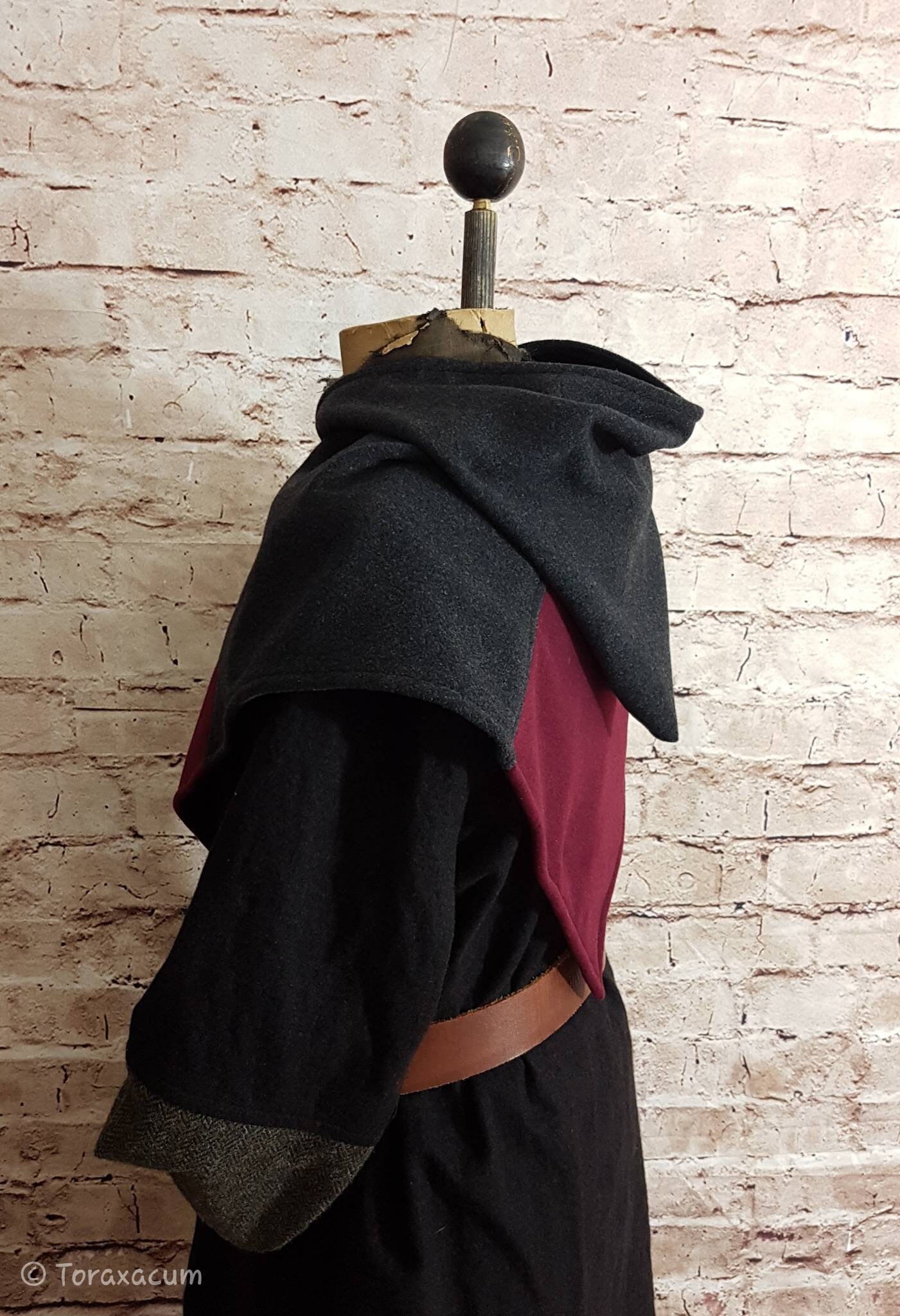 Viking Gugel Skjoldehamn Gugel for Women & Men Wool Grey - Etsy Australia