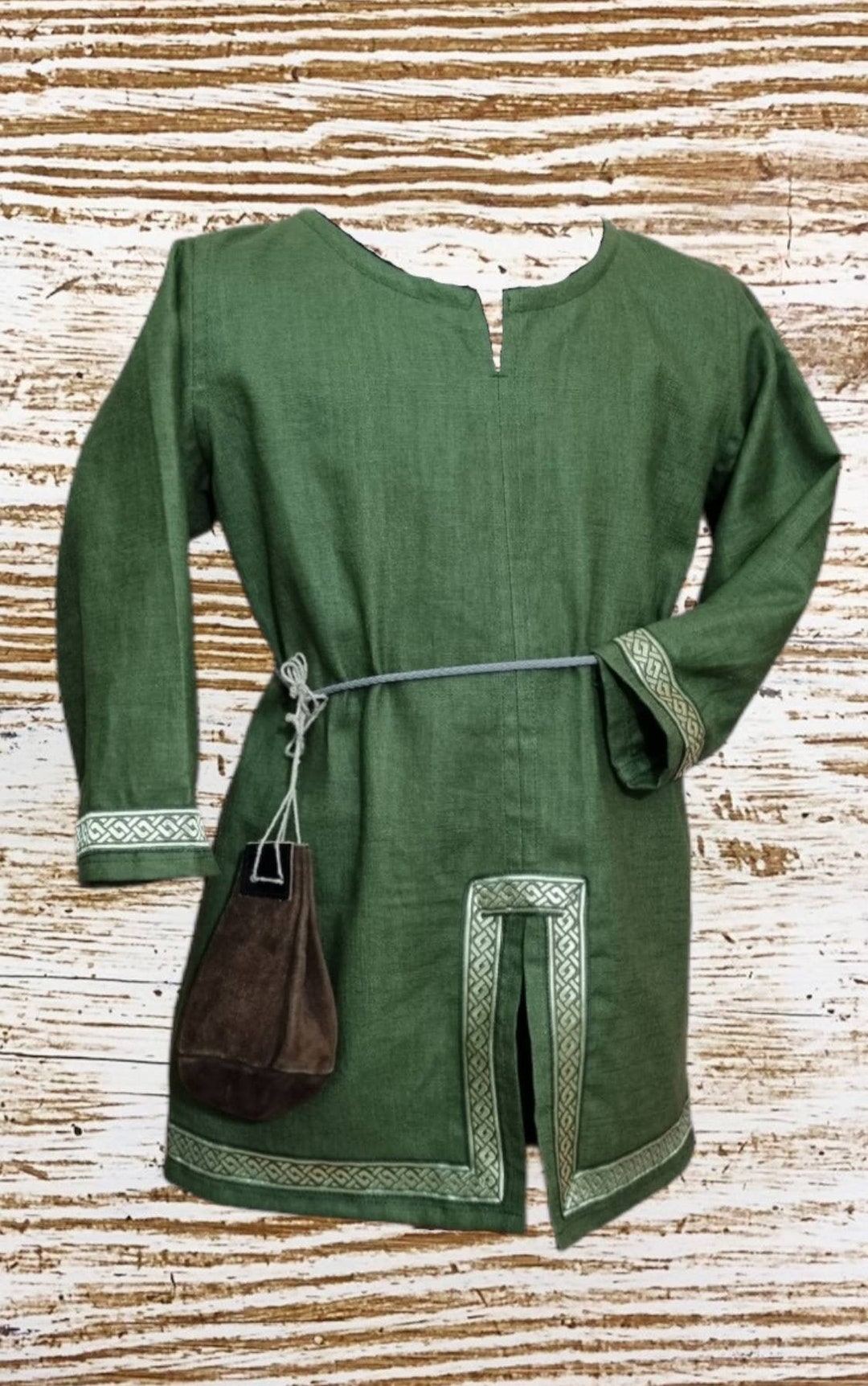 Tunic for Knights and Vikings, Green or Blue Linen Tunic for Children ...