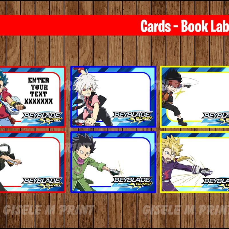 Beyblade X Stickers - Etsy