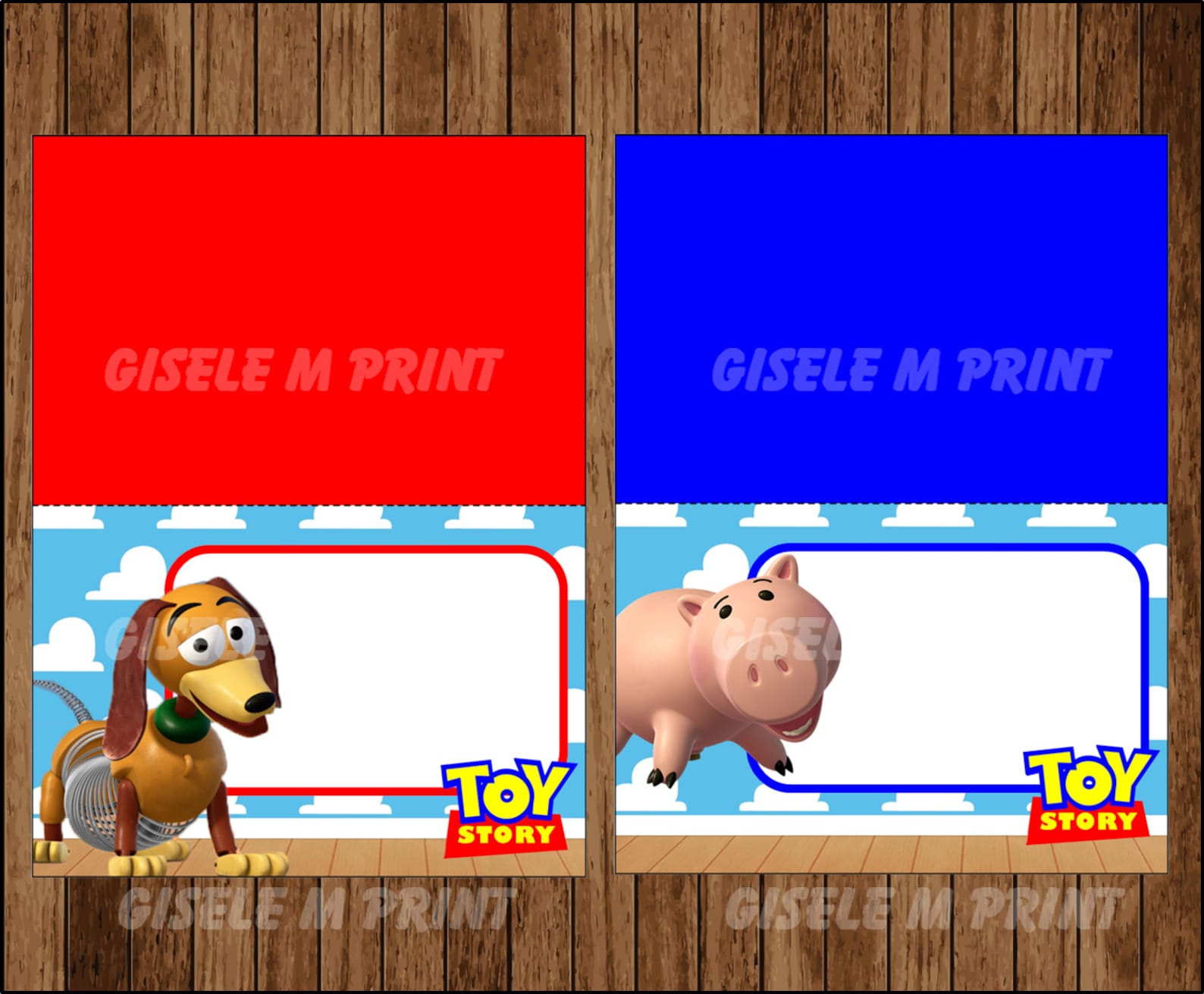 Toy Story 4 Food Labels Printable Toy Story Food Tent Cards - Etsy