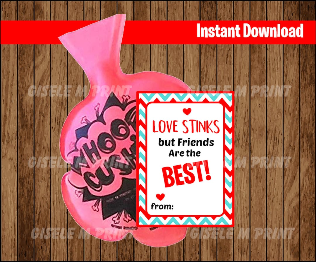 Love Stinks Whoopee Cushion Valentine, Valentines Exchange Card ...