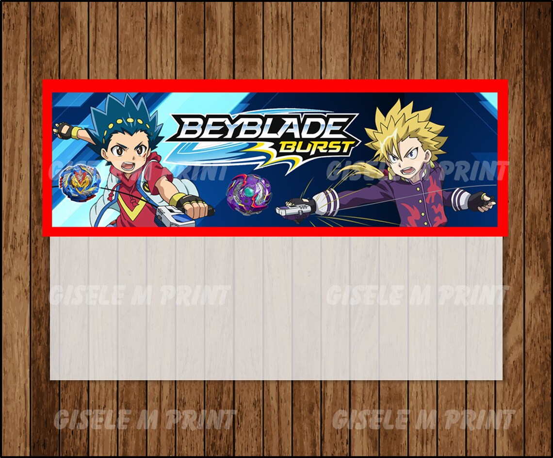 Beyblade Burst Bag Toppers Printable Beyblade Burst Birthday | Etsy