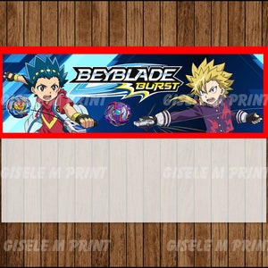 Beyblade Burst Bag Toppers, Printable Beyblade Burst Birthday Treat Bag ...