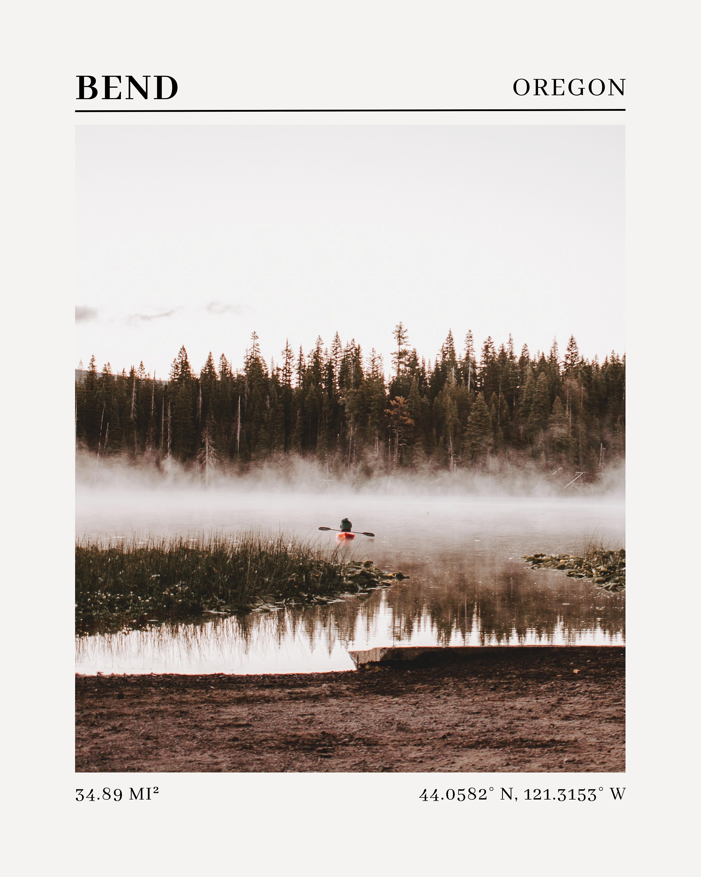 Bend Poster Download, Location Print, Oregon Travel Poster, Bend Travel ...