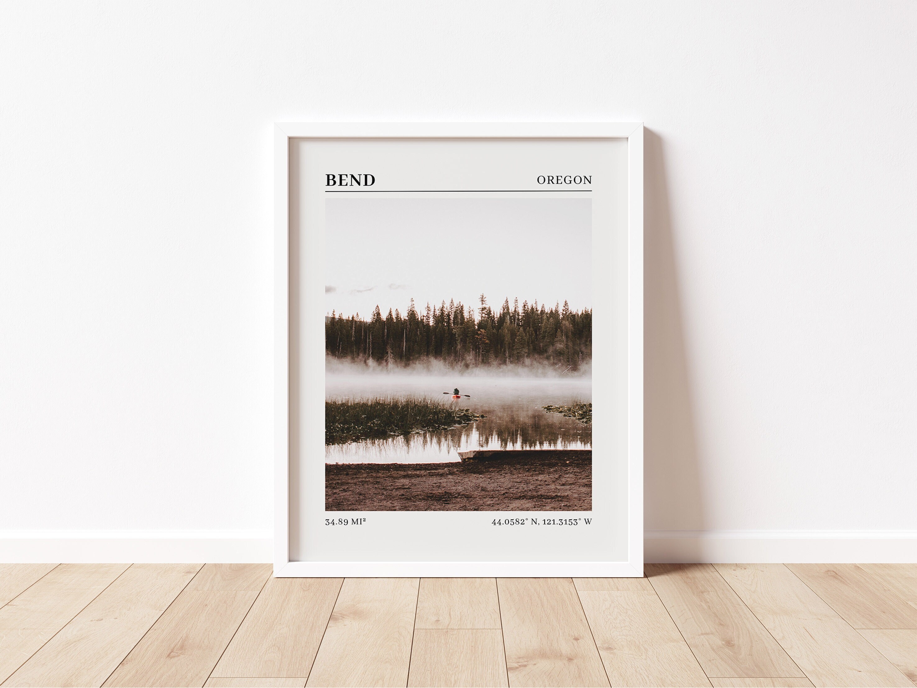 Bend Poster Download, Location Print, Oregon Travel Poster, Bend Travel ...