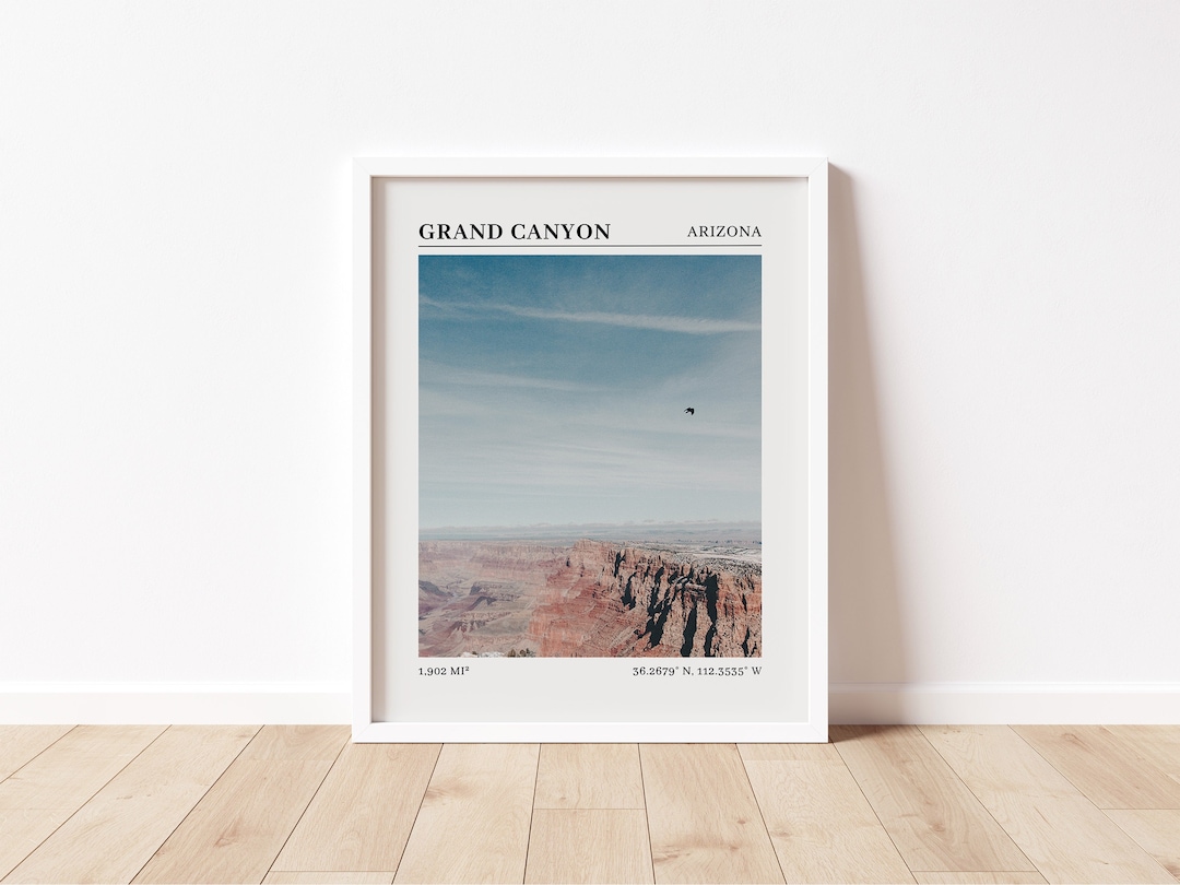 Grand Canyon National Park Poster Download, Arizona Desert Print ...