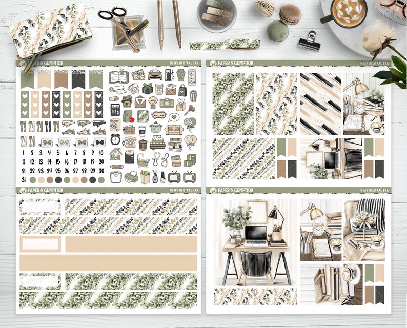 Printable Planner Stickers Weekly Sticker Kit Classic Happy Planner ...