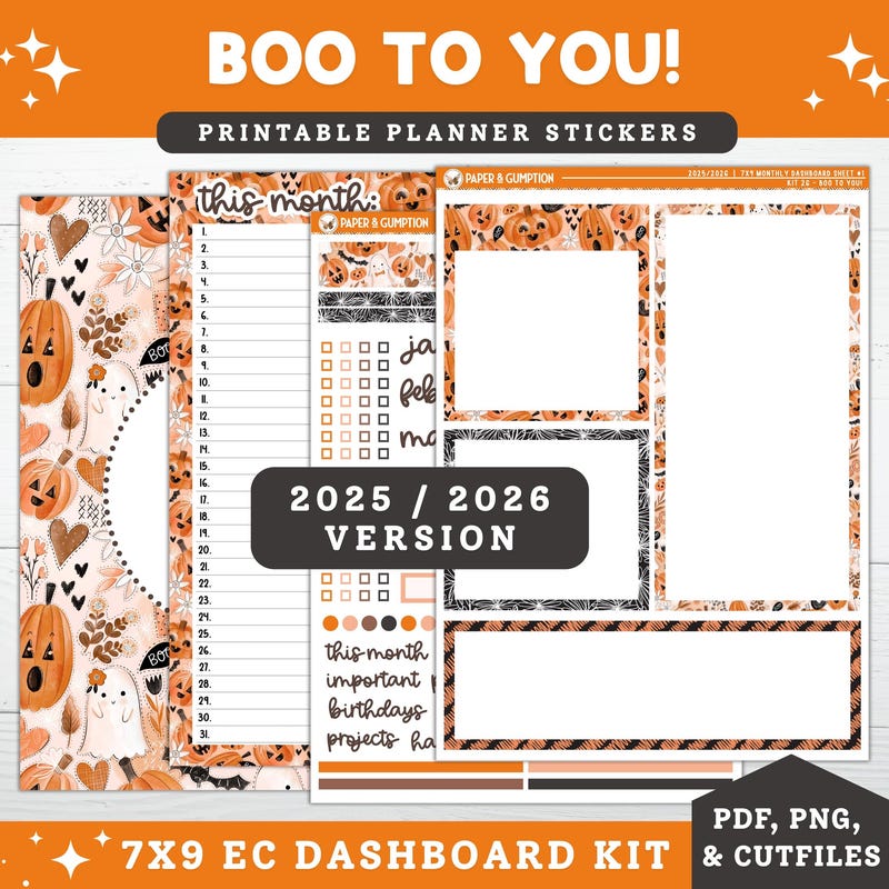 Halloween Dashboard Erin - Etsy