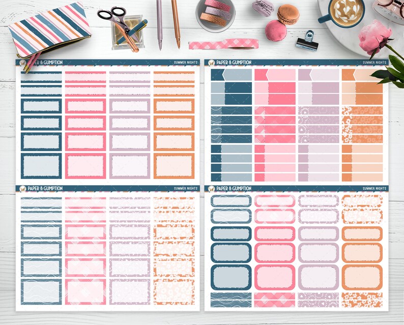 Printable Planner Stickers Weekly Sticker Kit Classic Happy Planner ...